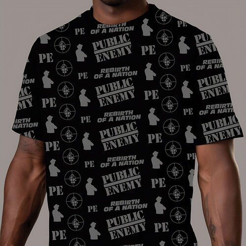 Rebirth Of A Nation All Over Logo - T-shirt – UCR