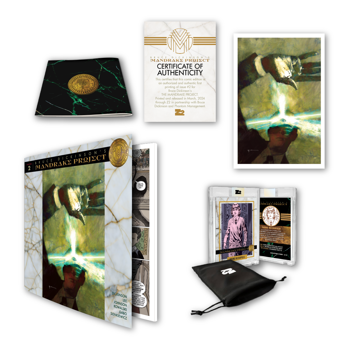 Bruce Dickinson's THE MANDRAKE PROJECT: Issue 2 - SIGNED Edition - 666 ...